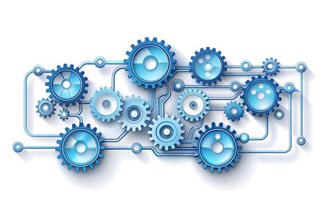 3d Ai Powered Automation Flow Vector Concept As A Clean Abstract