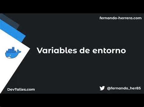 Configurando Variables De Entorno MySQL En Docker MySQL YA