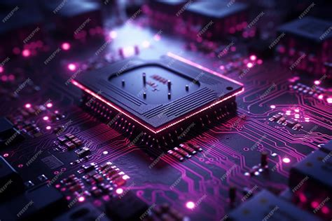 Premium Photo Cyber Circuitry Traversing Digital Pathways