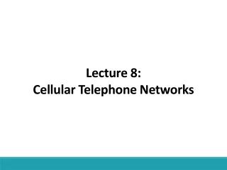 PPT Cellular Telephone Networks PowerPoint Presentation Free Download ID
