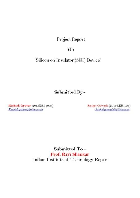 Introduction To Silvaco And Mosfet Simulation Technique Pptx