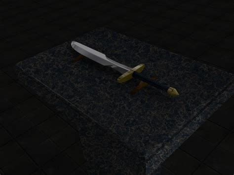 Blender 精致小刀3d模型素材资源免费下载 Blender3d模型库