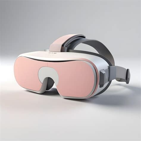 A Compact And Portable Set Of Vr Glasses Made For Smartphones Standing