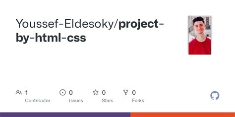 Github Youssef Eldesokyproject By Html Css