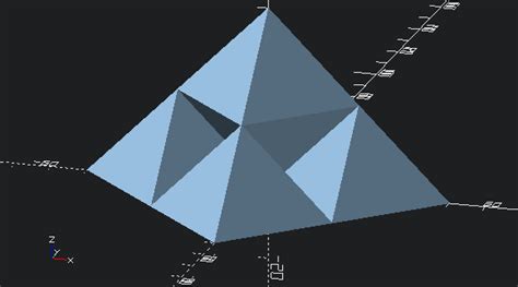 Fractal Pyramid Openscad Script By Vendicar Decarian Download Free Stl Model