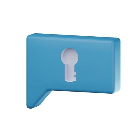 Premium Photo 3d Chat Encryption Illustration