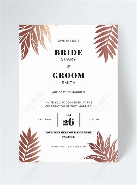 고급 럭셔리 황금 잎 청첩장 이미지 사진 465730710 무료 다운로드