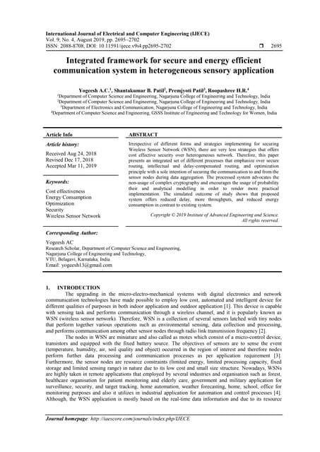 Integrated Framework For Secure And Energy Efficient Communication System In Heterogeneous