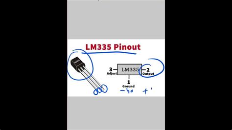 Lm335 Temperature Sensor Lm335 Ic Working Youtube