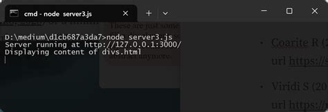 My First Web Server Begin The Journey With Nodejs By Sparisoma