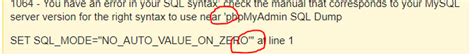 Mysql Cant Import Database To The Server Stack Overflow