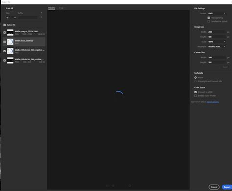Export As Doesnt Generate Images Adobe Support Community 10768493