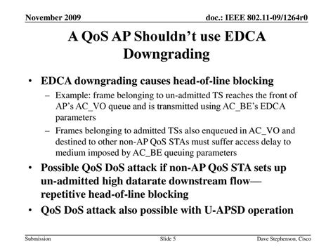 qos with edca downgrading ppt download