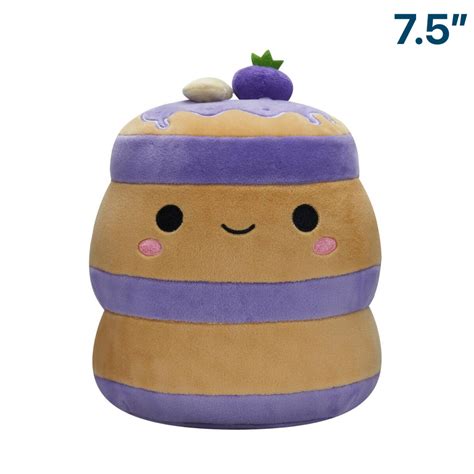 Blueberry Pancakes Stack ~ 7 5 Squishmallow Plush ~ In Stock ~ Limit Brickheads Collectables