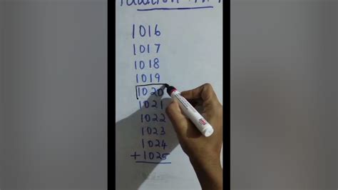 Addition Trick 3 Sum Of 10 Four Digit Consecutive Numbersshorts