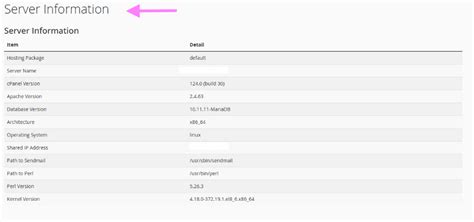 How To View Server Information In Cpanel Oryon Knowledge Base
