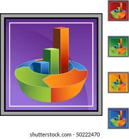 Arrow Bar Chart Stock Illustration