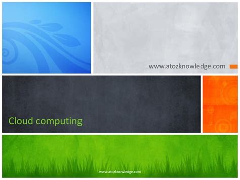 Introduction To Cloud Computing Ppt