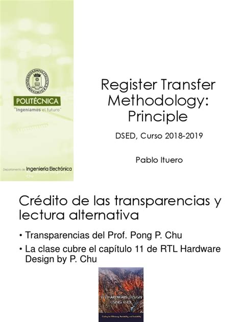 rtl hardware design register transfer methodology and fsmd design examples pdf electronics