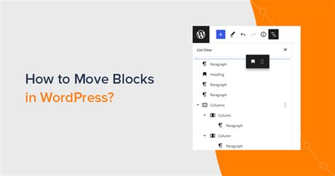 How To Move Blocks In Wordpress Gutenberg Editor