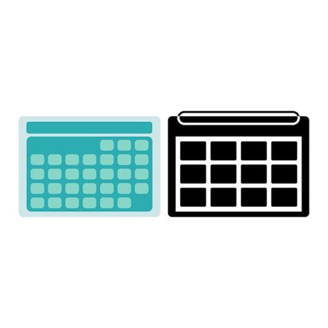 Premium Vector Calendar Schedule For Each Day Of The Week Vector Illustration Ui Icon Design