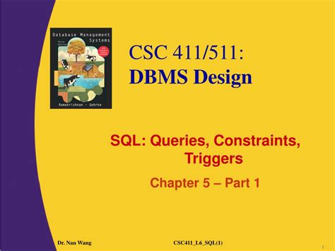 Ppt Sql Queries Constraints Triggers Chapter 5 Part 1 Powerpoint