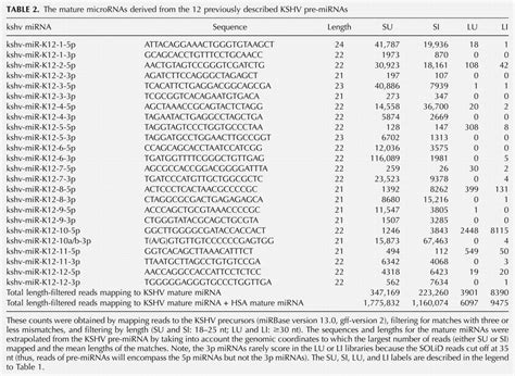 Small Rna Profiling Reveals Antisense Transcription Throughout The Kshv