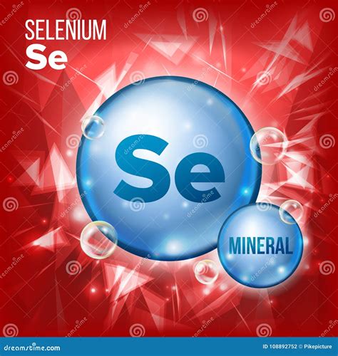 Icon Mineral Selenium Stock Illustrations 295 Icon Mineral Selenium