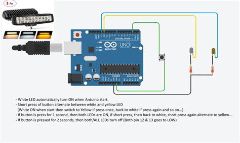 Single Switch Multiple Functions To Control 2 Leds General Guidance Arduino Forum