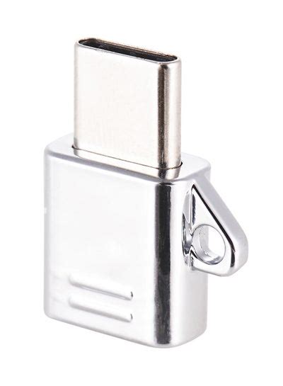 Micro Usb To Type C Converter Adapter Silver Price In Saudi Arabia Noon Saudi Arabia Kanbkam