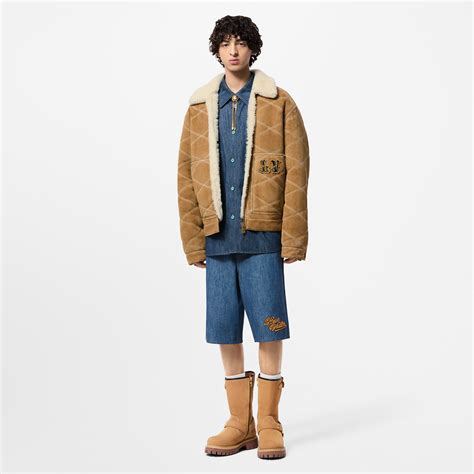 Embroidered Shearling Workwear Blouson Ready To Wear Louis Vuitton