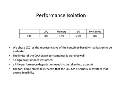 a performance comparison of container based virtualization systems for mapreduce clusters ppt
