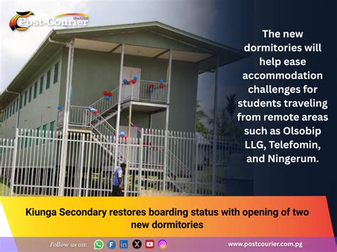 Kiunga Secondary Restores Boarding Status With Opening Of Two New