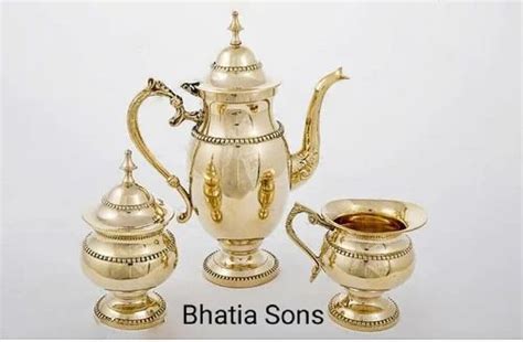 Brass Tea Set At Best Price In New Delhi By Bhatia Sons Id 2852140100855