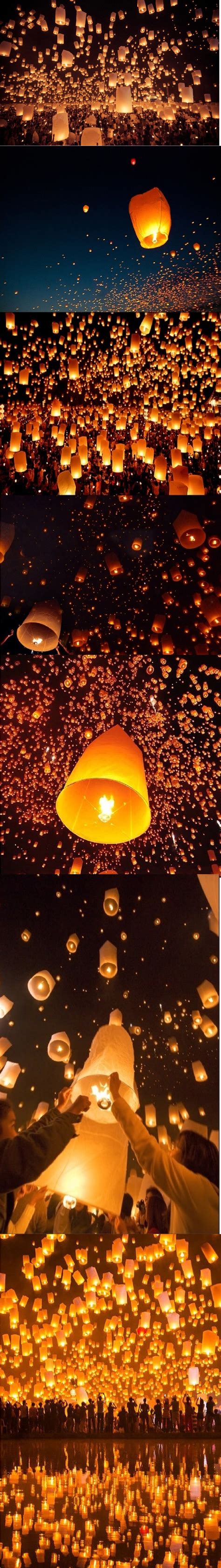 孔明灯 堆糖，美图壁纸兴趣社区