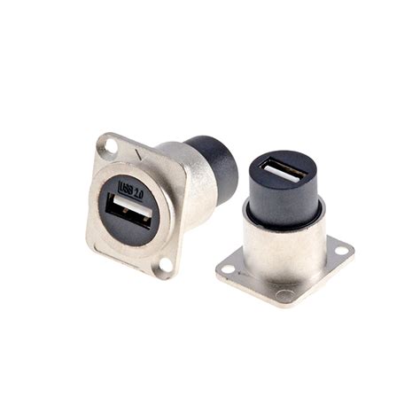 USB 2 Extender Panel Mount USB 2 0 Connector Socket Coupler MKTechnic