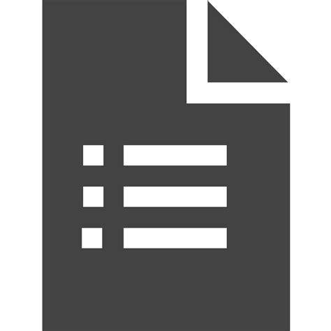 Document Bullet List Vector SVG Icon SVG Repo