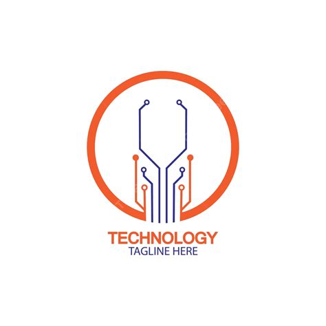 Circuit Technology Logo Vector Template Vector Business Tech Template