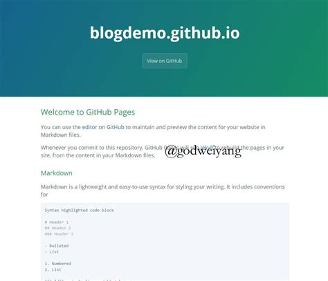 超详细hexo github博客搭建小白教程 韦阳的博客