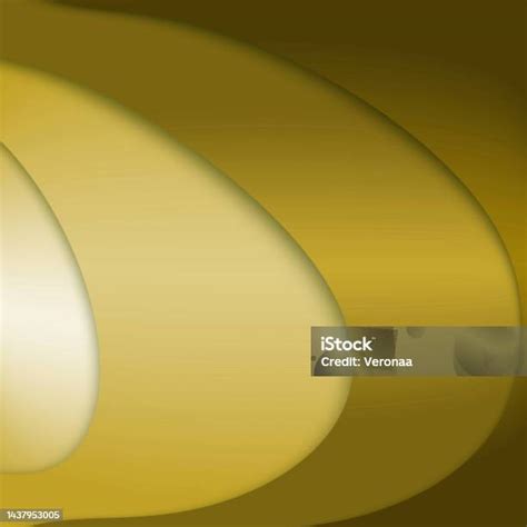 추상 반짝이는 황금 그라데이션 반원 배경에는 텍스트 공간이 있습니다 3차원 형태에 대한 스톡 벡터 아트 및 기타 이미지 3차원 형태 노란색 배경 아름다움 Istock
