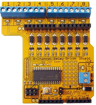Arduino Arduino Freetronics Channel Relay Driver Shield Shieldslist