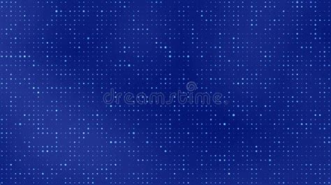 Blinking Dots Technology Background With Lighting Particles Seamless