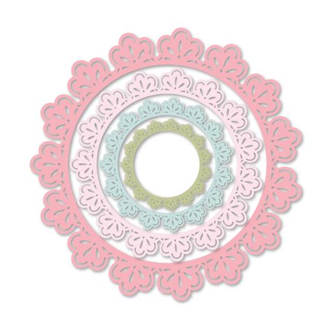 Nested Spring Doily Rings 6d 1262556 Nested Spring Doily Rings 6d 1262556