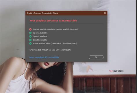 Your Graphics Processor Is Incompatible Adobe Product Community 13840039