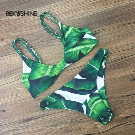 Bekoshine Sexy Beach Bathing Suit For Women Swinsuit Push Up Swimwear