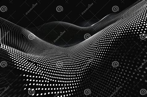 Abstract Wave Of Particles Stock Illustration Illustration Of