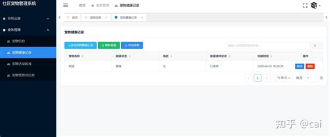 毕业设计基于springbootvue开发的社区宠物管理系统【源码sql可运行】【50420】 知乎