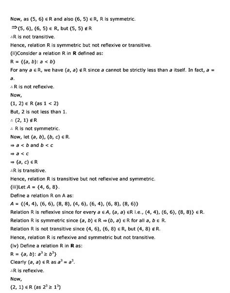 Mp Board Solution Class 12th Maths Chapter 1 Relations And Functions