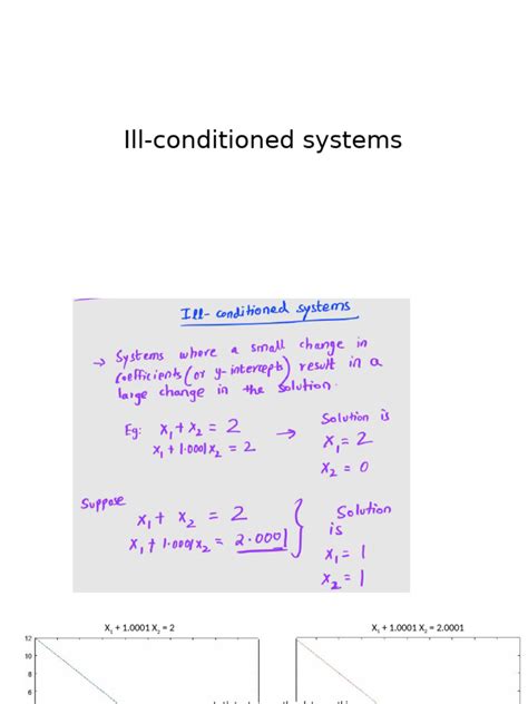 Ill Conditioned Systems Pdf