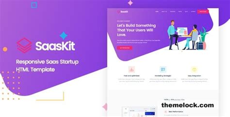 Saaskit Saas Startup Html Template Premium Themes And Templates